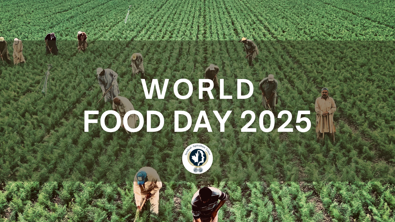 Agriculture Union Statement on World Food Day 2025 - Syndicat ...